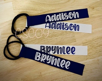 Personalized Pom Pom Name Tags for Cheerleading or Dance. - Etsy