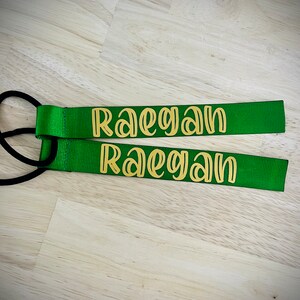 Personalized Pom Pom Name Tags for Cheerleading or Dance. - Etsy