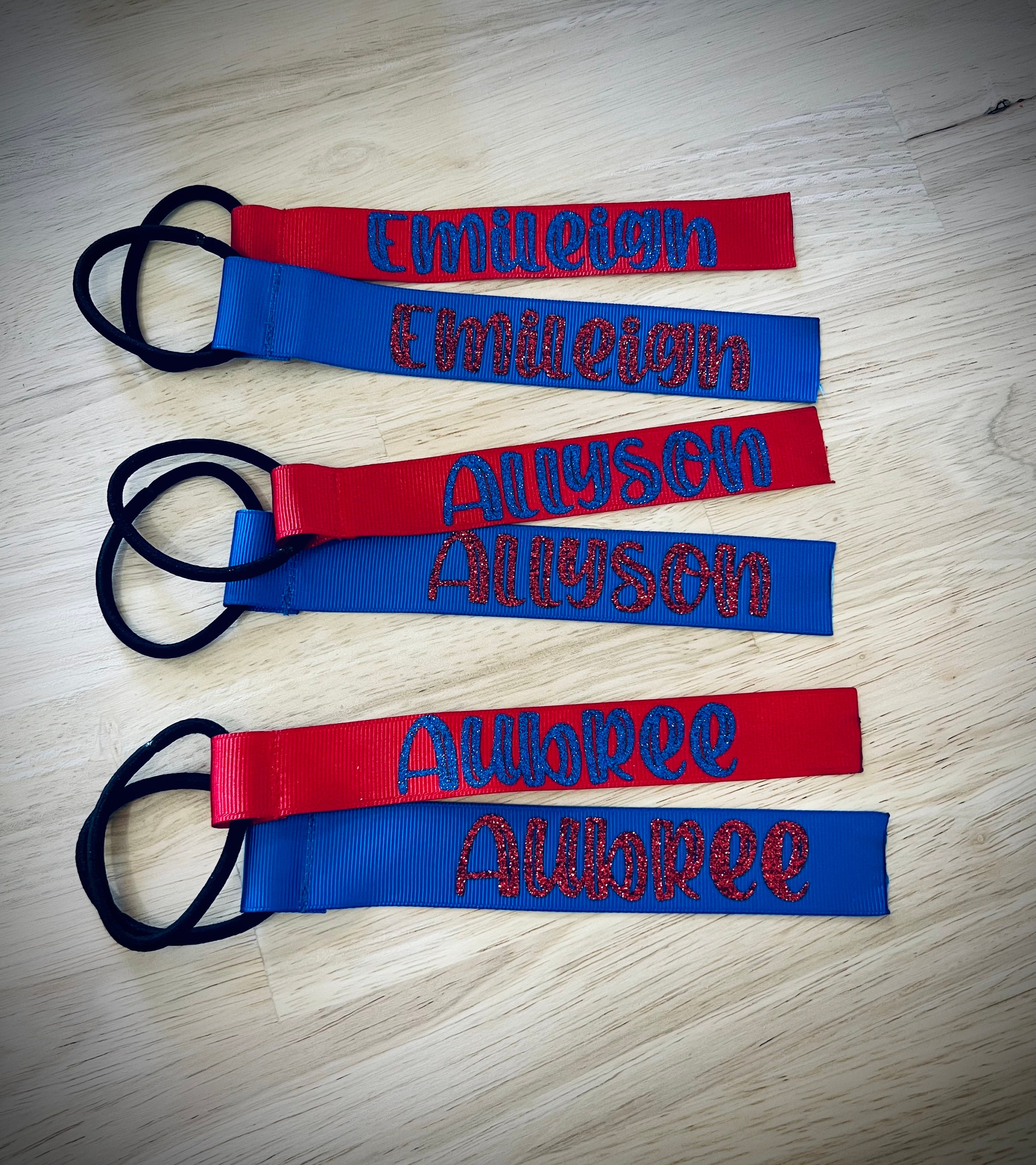 Personalized Pom Pom Name Tags for Cheerleading or Dance. - Etsy