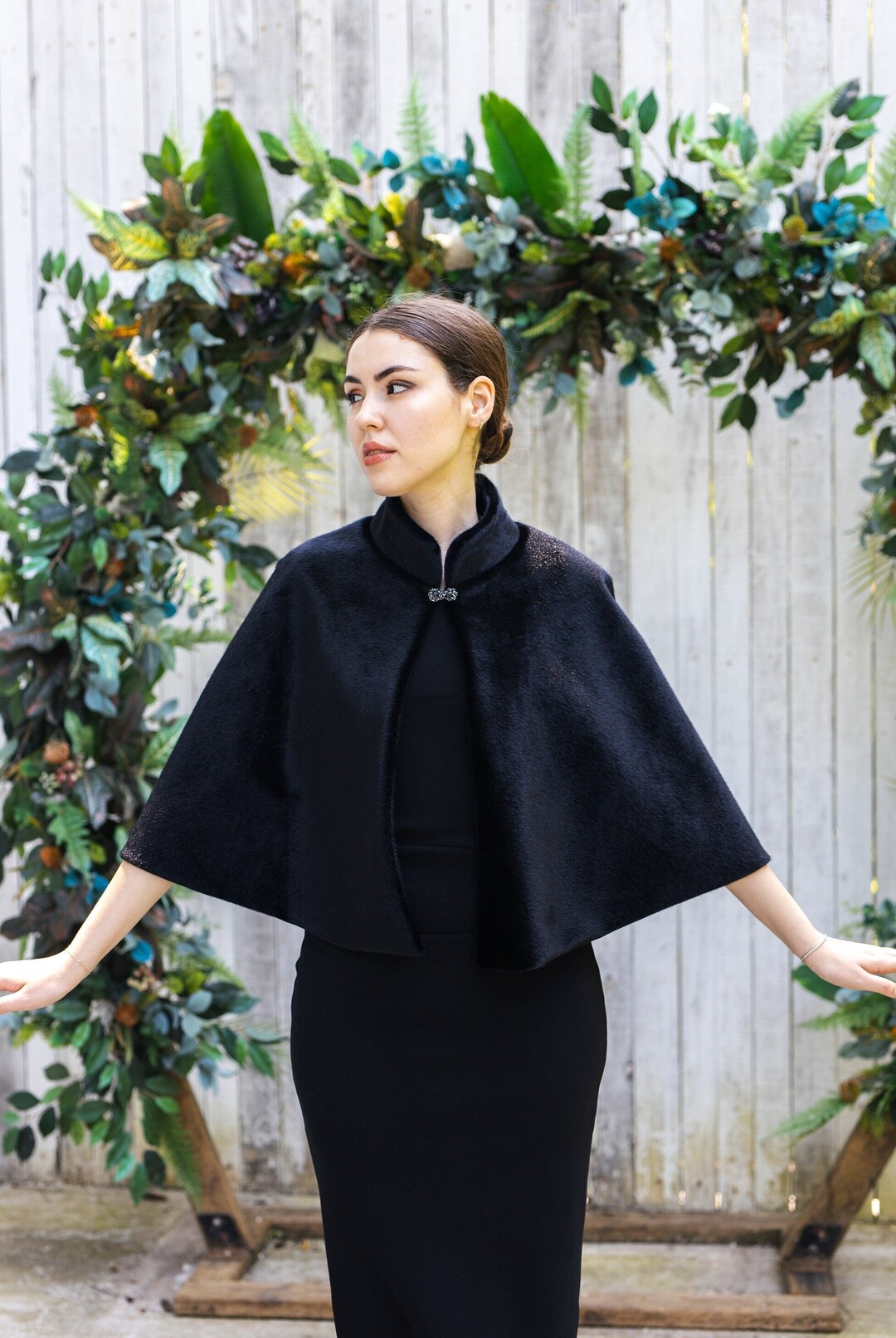 Ivory Fox Fur Bridal Shawl, Women Fox Fur Shawl,stunning Scarf Wedding ...