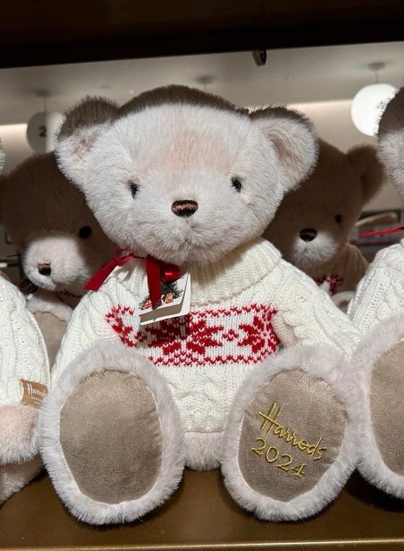 Harrods 2024 Christmas Bear Noah 34cm Brand New & Limited Edition - Etsy