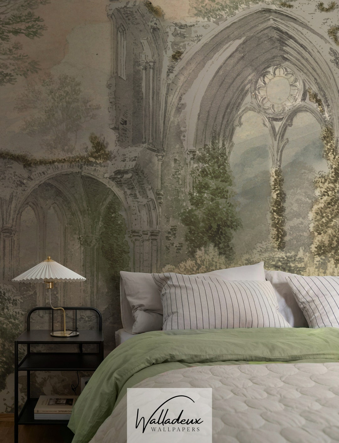 Fantasy Garden Removable Wall Mural Canvas Structure Paper 22 - Etsy