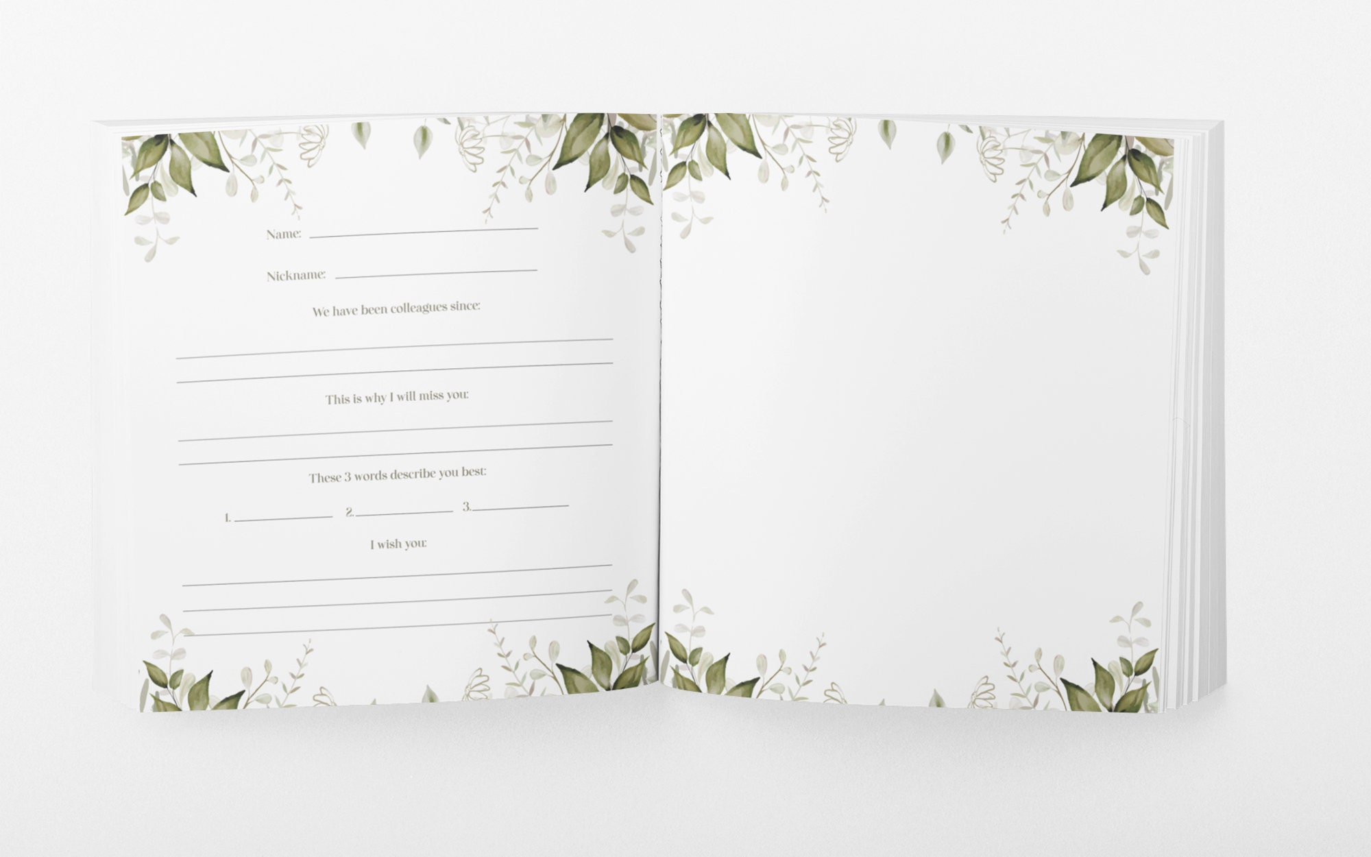 Farewell Book for Colleagues - Colleague Leaving Gift - Heartfelt ...