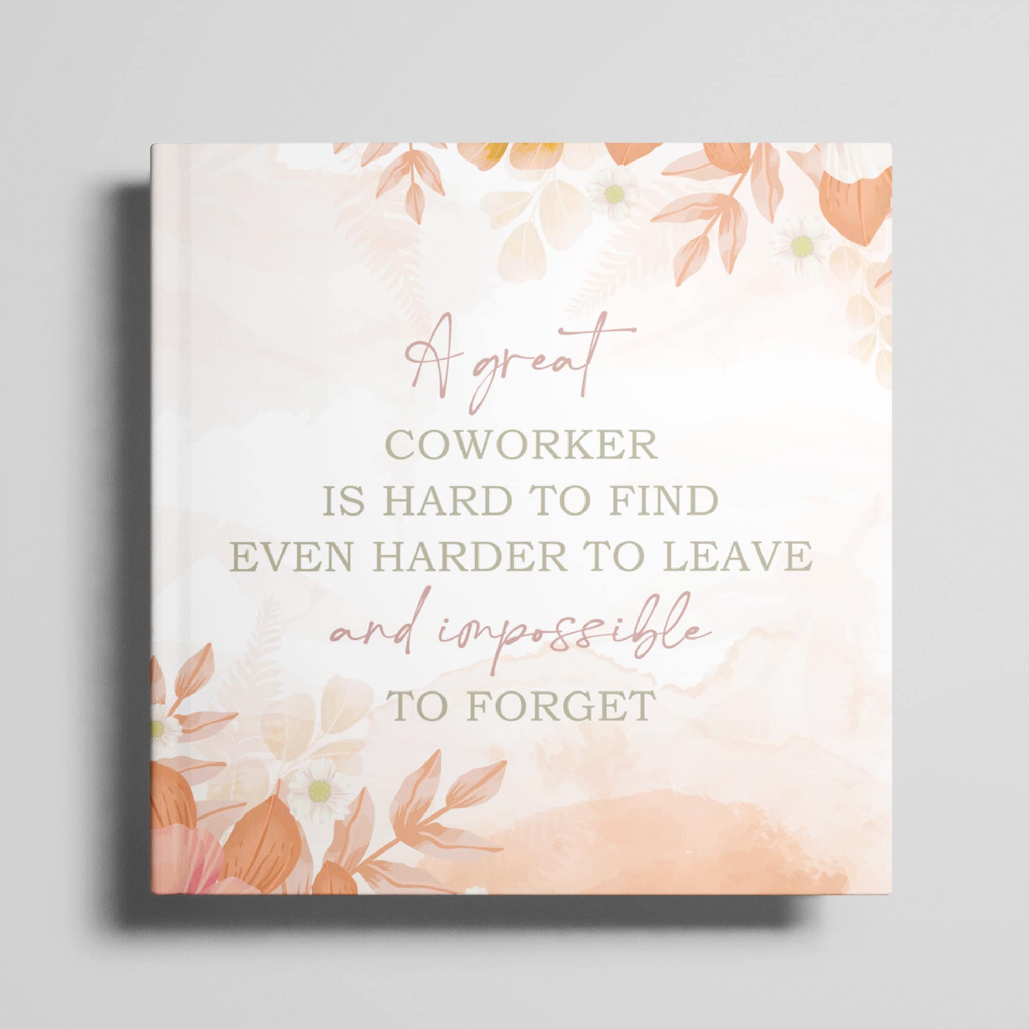 Farewell Book for Coworker - Goodbye Gift - Heartfelt Messages for ...