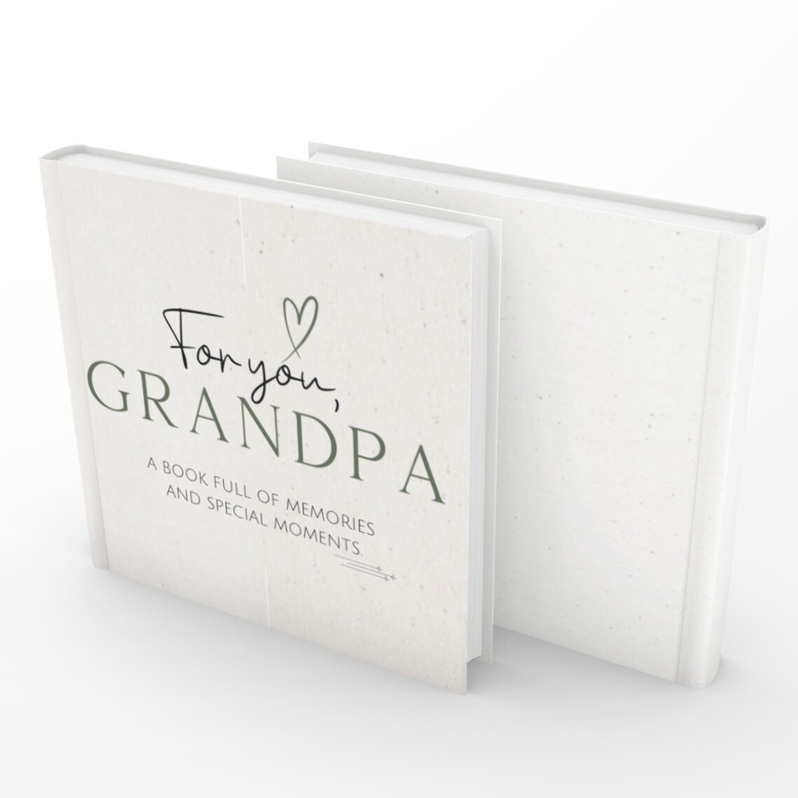 Personalized Grandpa Memory Book - Granddad Grandchild Gift, Custom ...