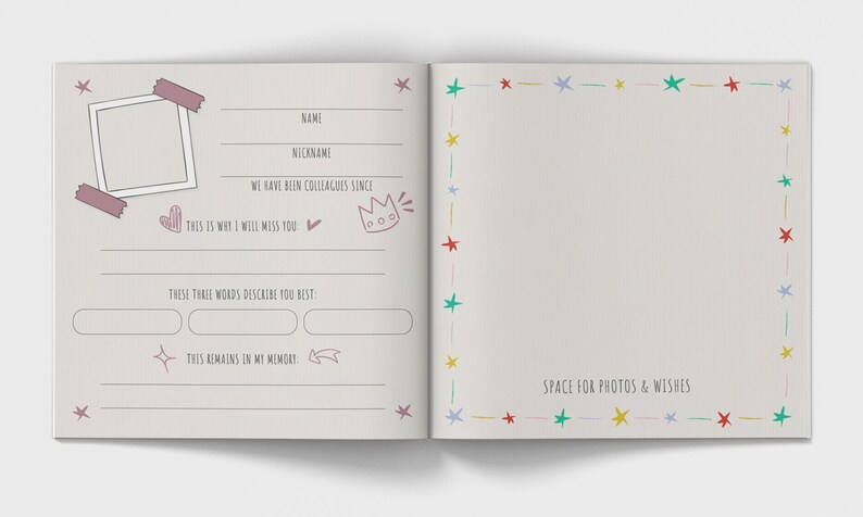 Farewell Memory Book: Goodbye Gift for Coworkers, Boss, Employees - Etsy UK