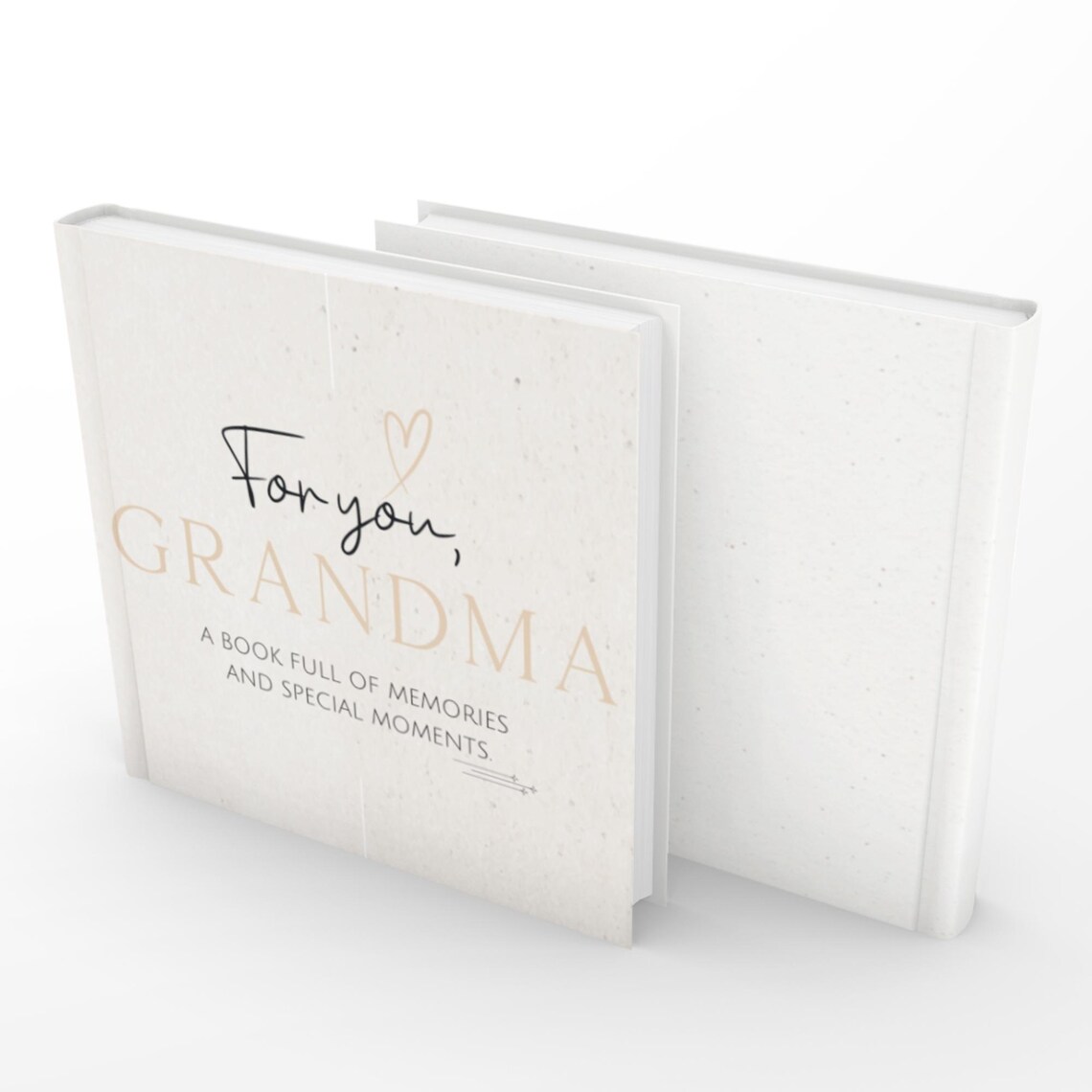 Personalized Grandma Memory Book - Grandmother Grandchild Gift, Custom ...