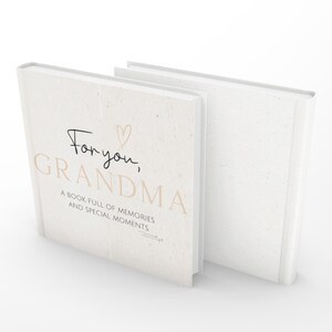 Personalized Grandma Memory Book - Grandmother Grandchild Gift, Custom ...
