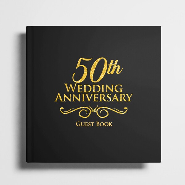 50th Wedding Anniversary Memory Book - Etsy