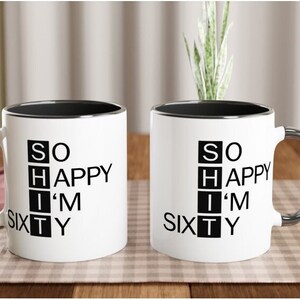 60th Birthday Mug Cup for Men and Women - Perfect Gift Idea 60th ...