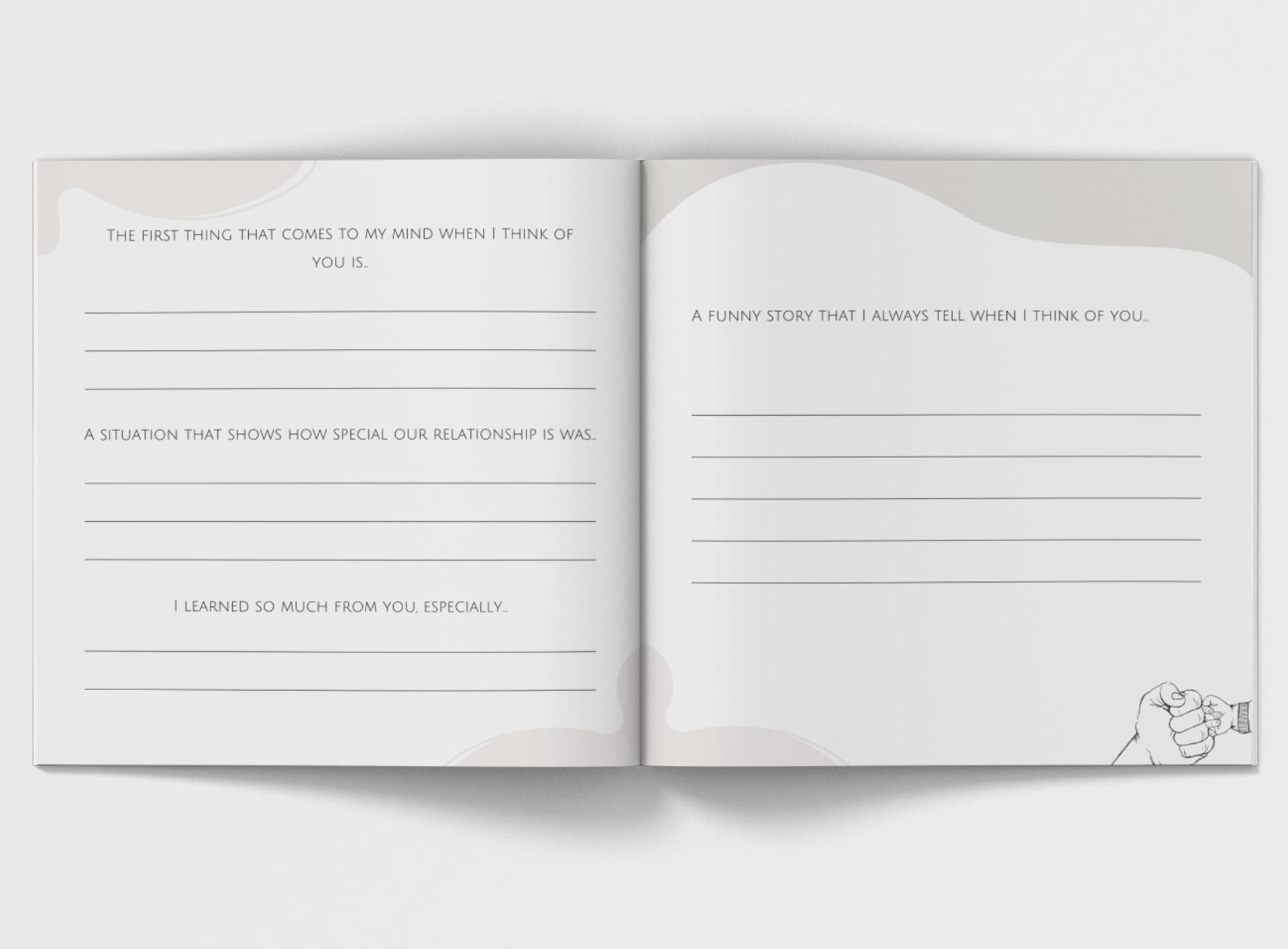 Personalized Dad Memory Book - Father Daughter Gift, Custom Father Son ...