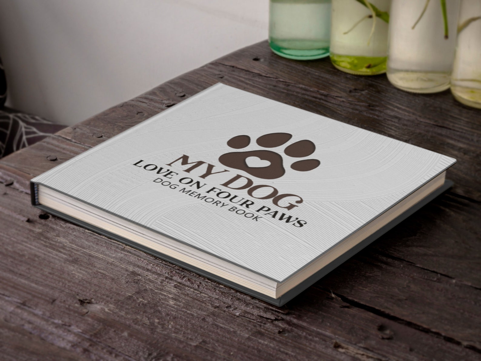 Dog Memory Book - for Dog Lovers and Owner Hardcover Pet Journal for ...