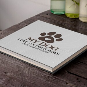 Dog Memory Book - for Dog Lovers and Owner Hardcover Pet Journal for ...
