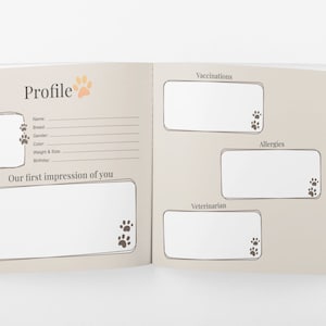 Dog Memory Book - for Dog Lovers and Owner Hardcover Pet Journal for ...