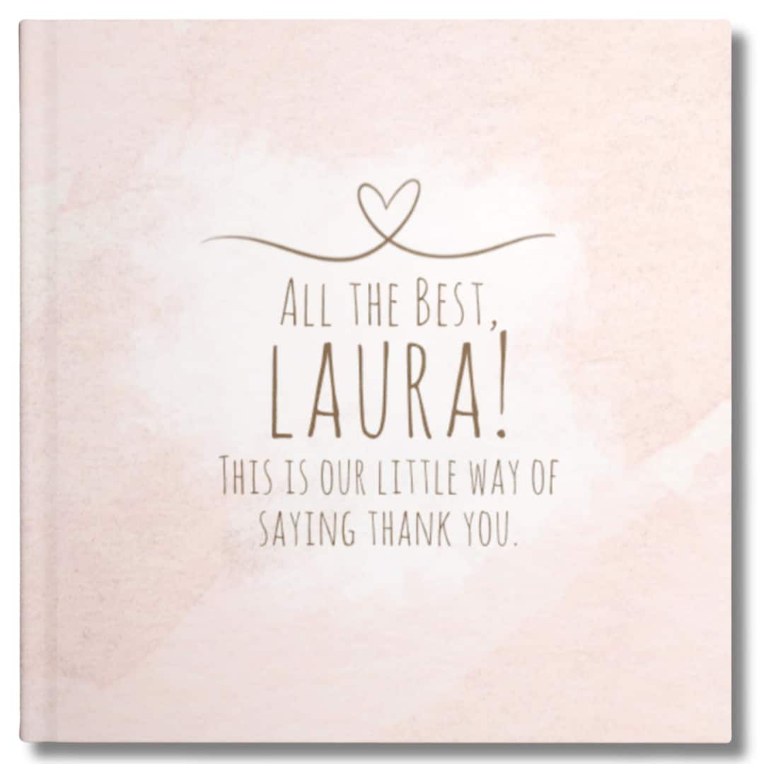 Personalized Farewell Guest Book for Coworkers Farewell Gift Colleague ...