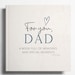 Personalized Dad Memory Book - Father Daughter Gift, Custom Father Son ...