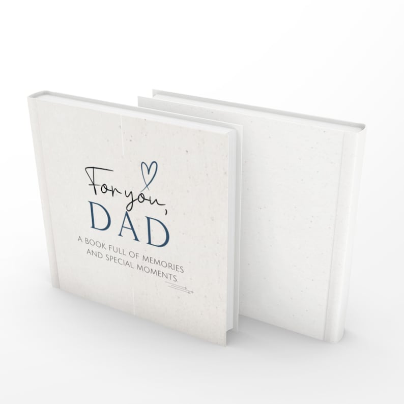 Personalized Dad Memory Book - Father Daughter Gift, Custom Father Son ...