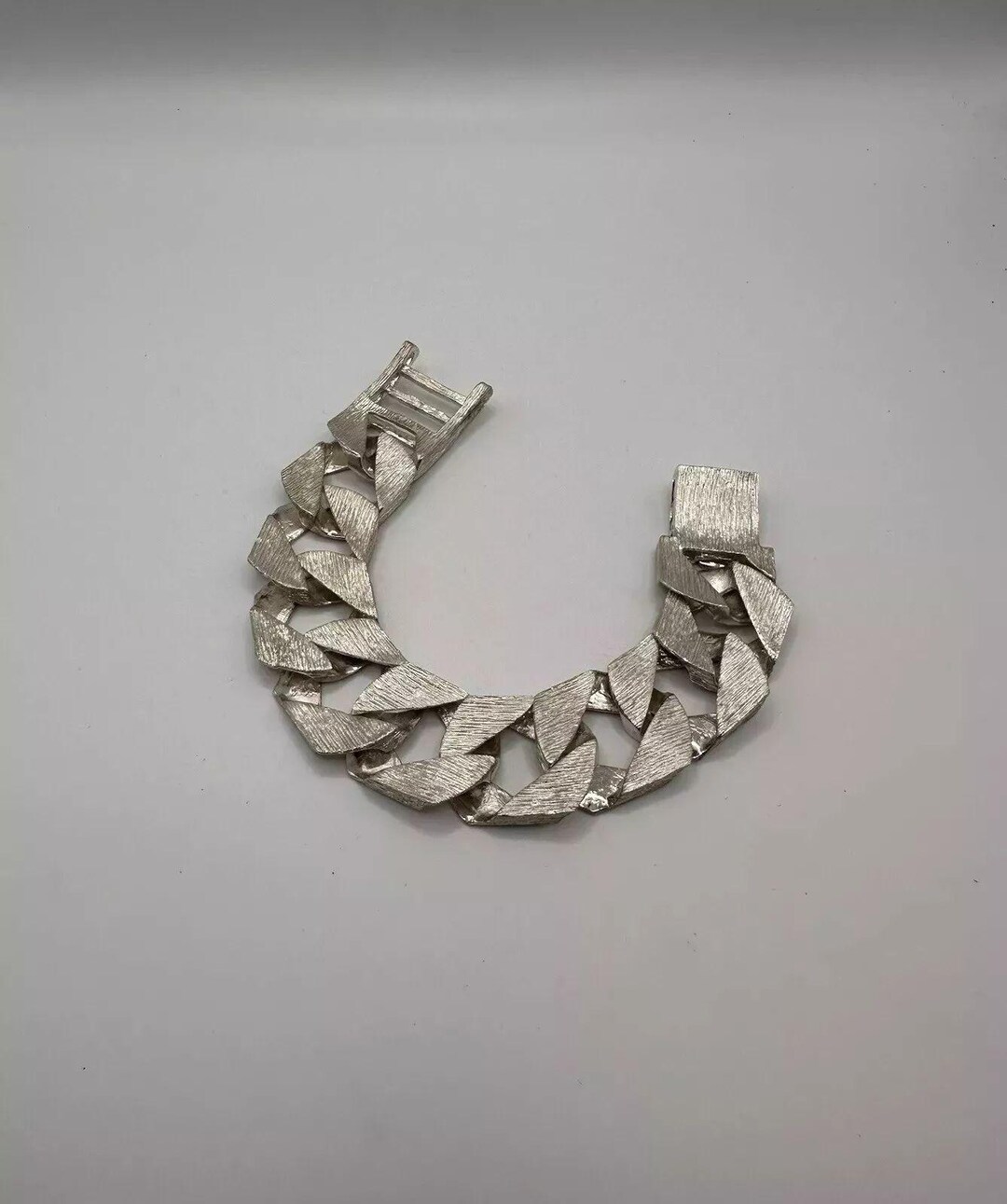 Silver Chaps Curb Bracelet Men’s Gents Heavy Solid 25mm Old School - Etsy
