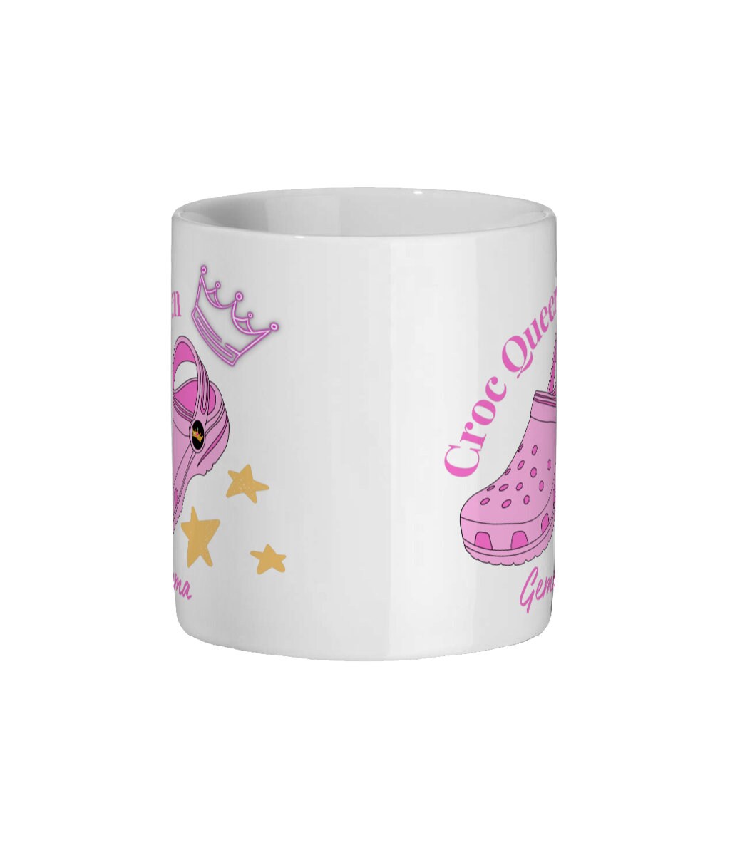 Personalised 'croc Queen', Crocs Lover, Funny Crocs Ceramic Mug ...