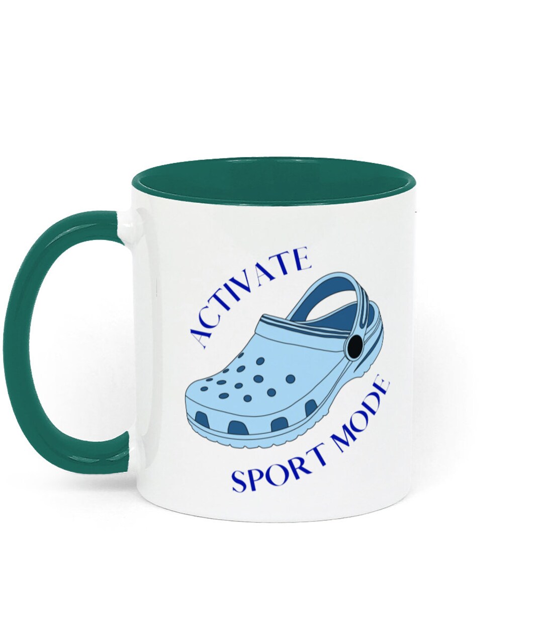Funny Crocs Mug, Crocs Meme, Sport Mode Crocs Two Toned - Etsy