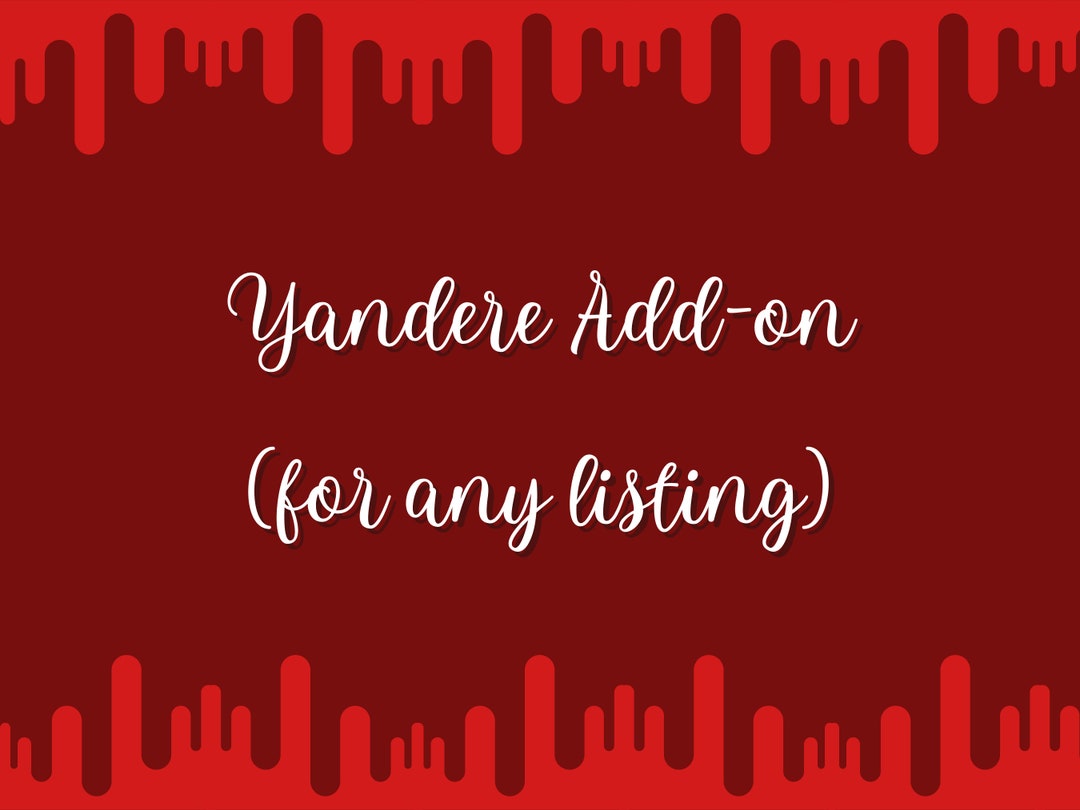 Yandere Writing Add-on - Etsy