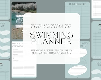 42 Cute Swim/swimming Girl Planner Stickers - Etsy