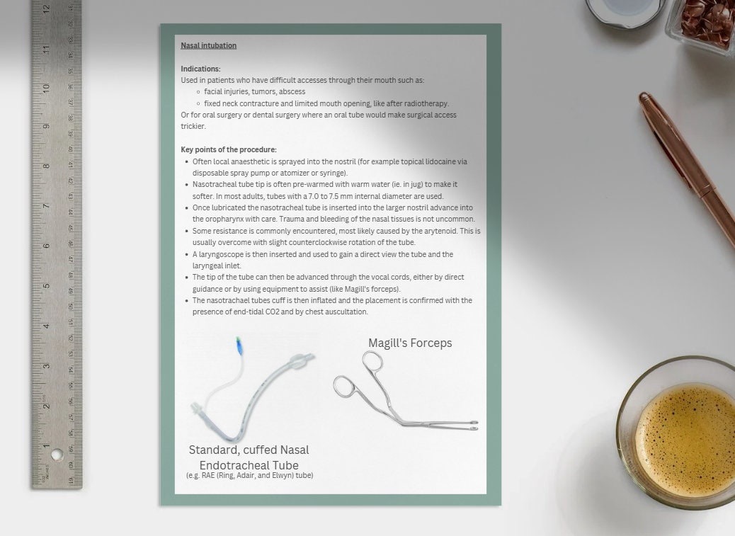 Upper Airway Anatomy Essential Notes and Flash Cards Bonus Notes on the ...
