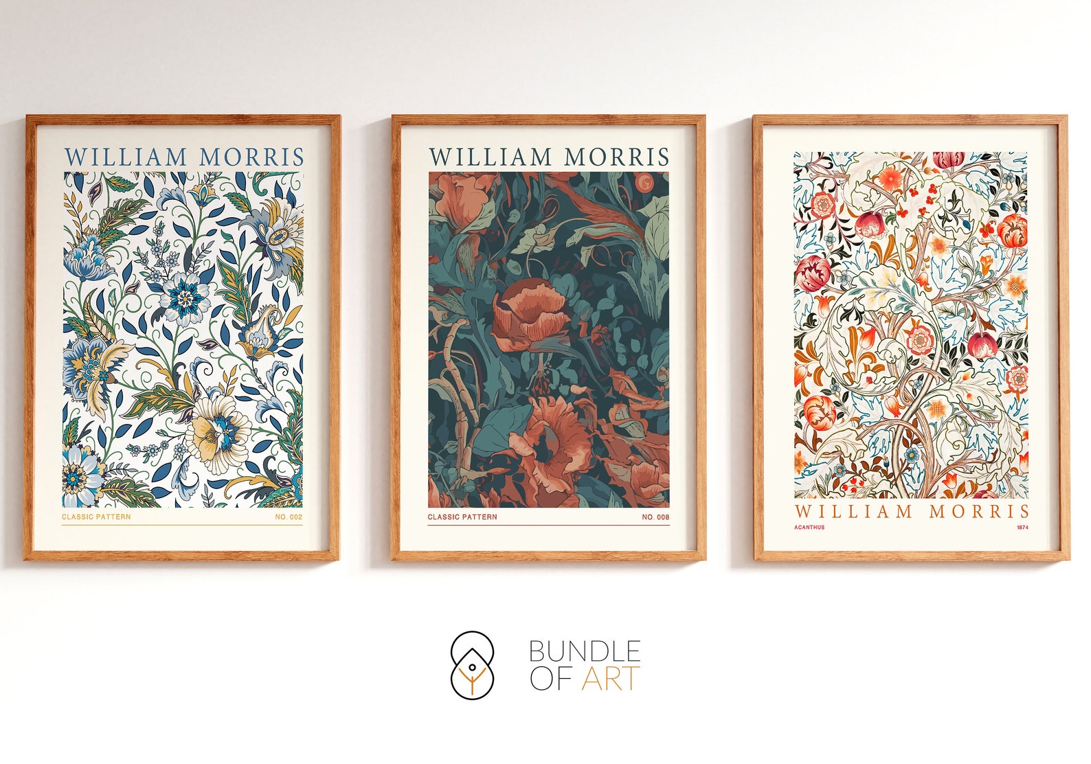 Set of 20 William Morris Print, Morris Wall Art, William Morris ...