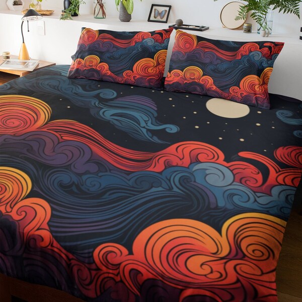 Psychedelic Bedding - Etsy