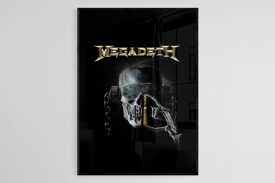 Cartel de Megadeth, Megadeth Fan Art, Megadeth Wall Art, Trash Metal ...