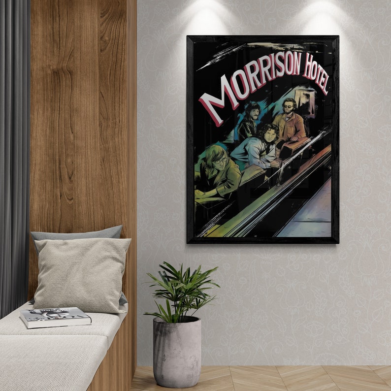 Morrison Hotel Poster the Doors Poster Jim Morrison Poster - Etsy