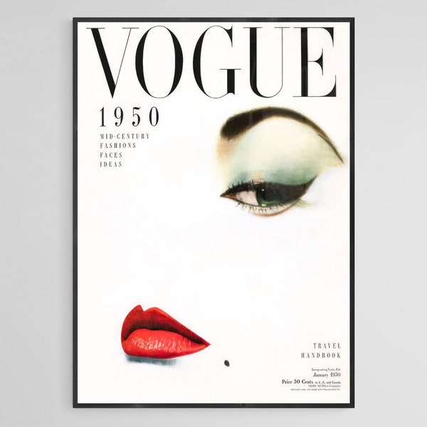 Vogue Cover Poster - Etsy