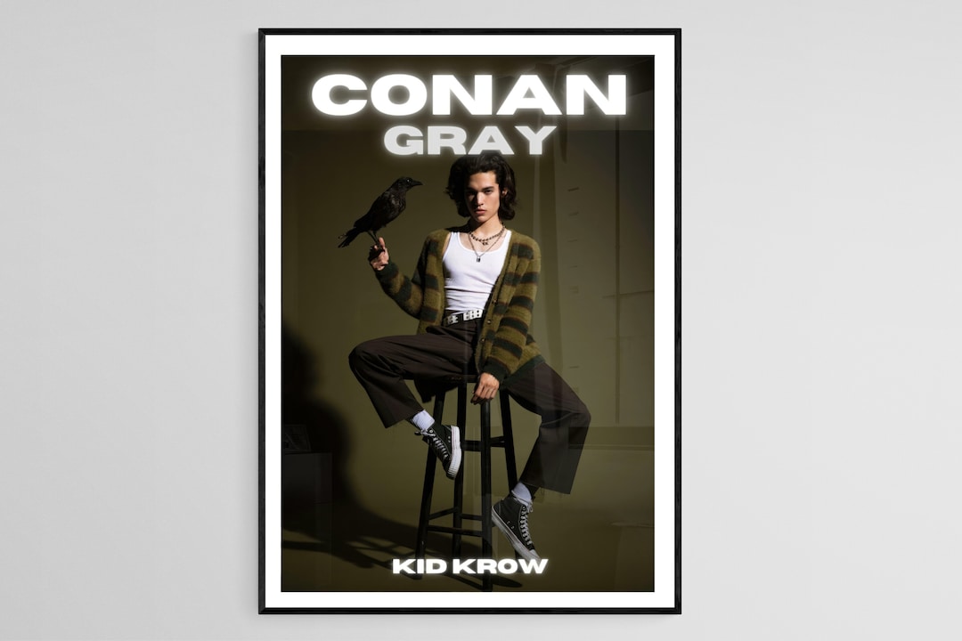 Conan Gray Poster, Conan Gray Kid Krow, Conan Gray Kid Krow Album Cover ...