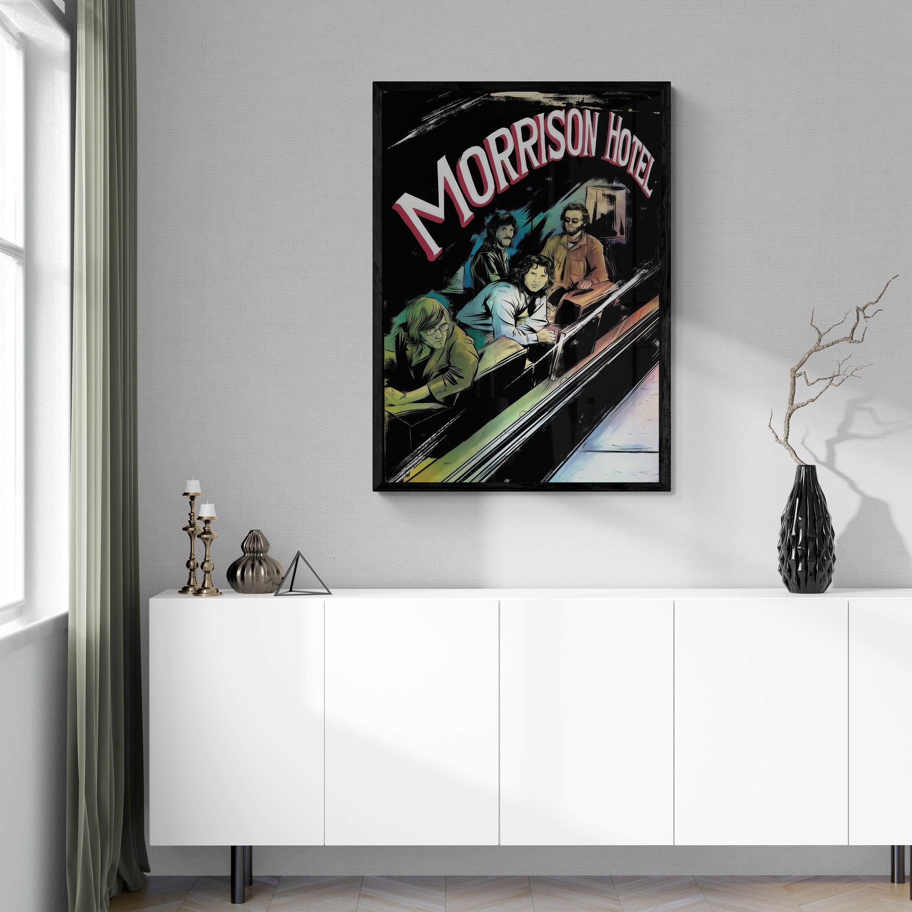 Morrison Hotel Poster the Doors Poster Jim Morrison Poster - Etsy