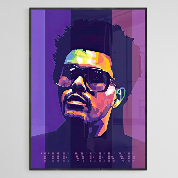 The Weeknd Wall Art - Etsy