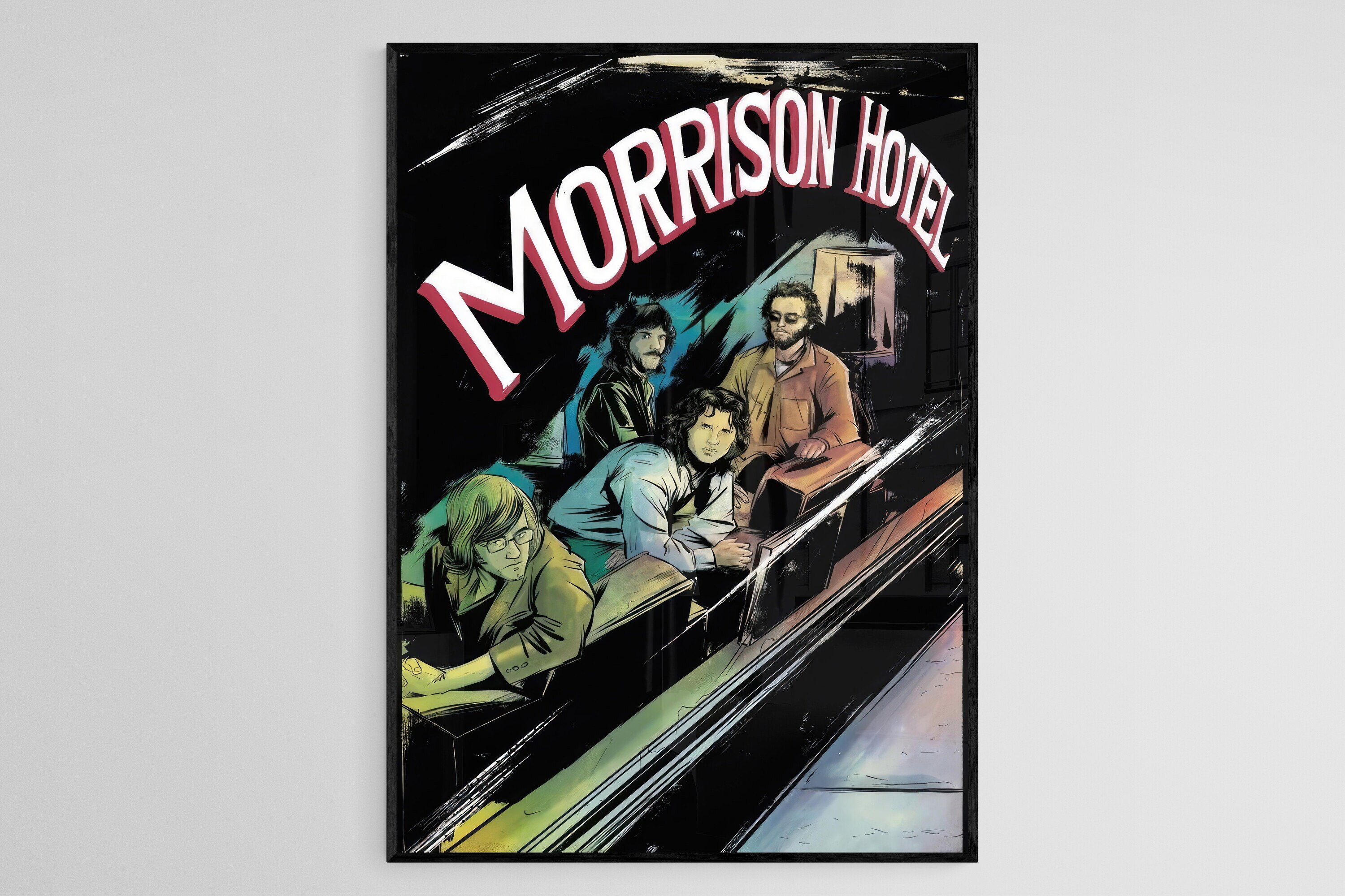 Morrison Hotel Poster the Doors Poster Jim Morrison Poster - Etsy