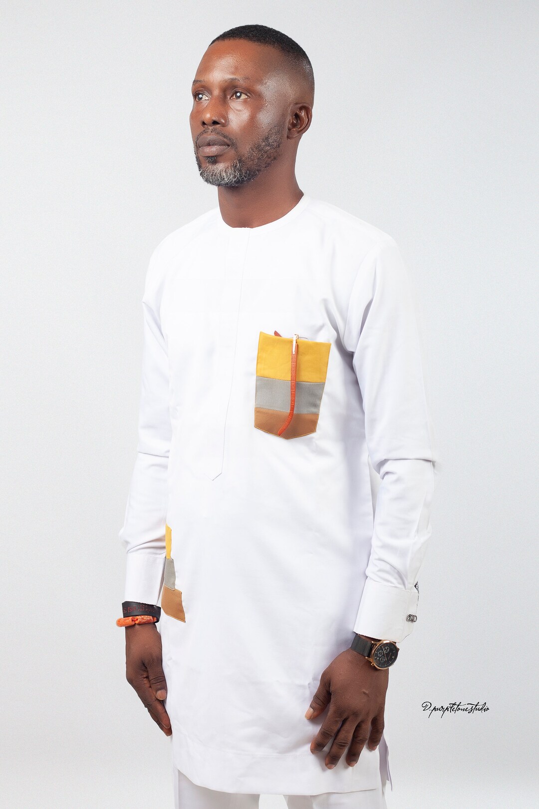 African Senator Suit White Men's Senator Outfit Shirt Matching Pants ...