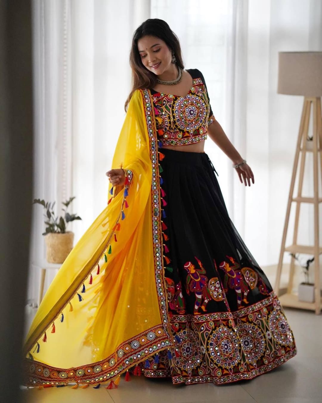 Traditional Navratri Special Lehenga Choli Garba Night Ghaghra Choli ...