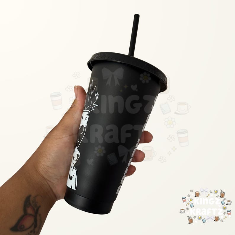 Anime Inspired Cold Cup | Anime Gift | Manga | Satoru Gojo - Etsy UK