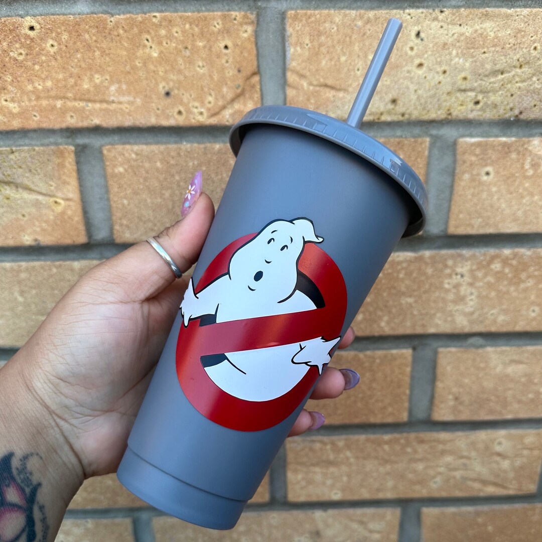 Ghostbuster Movie Cold Cup | Personalised Grey Cup | UK Seller | Ghost ...