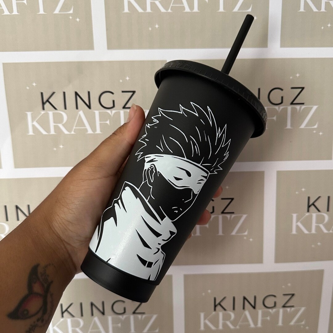 Anime Inspired Cold Cup | Anime Gift | Manga | Satoru Gojo - Etsy UK