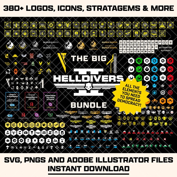 Helldivers Svg - Etsy