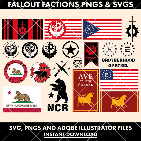 Brotherhood of Steel Flag - Etsy