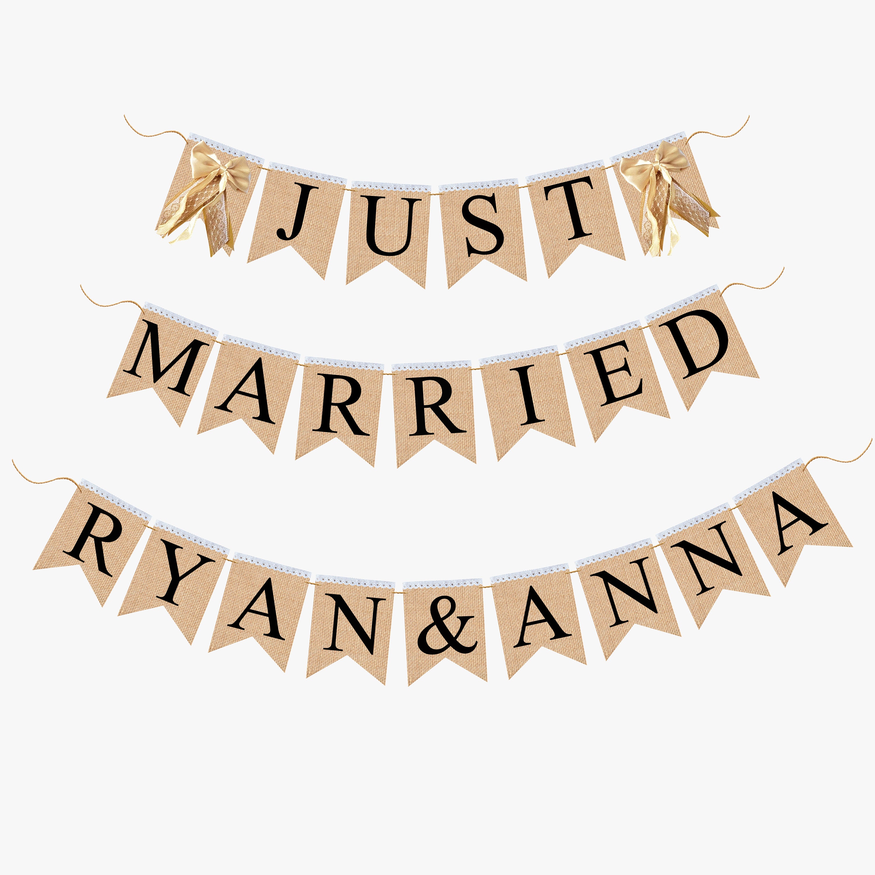 Just Married Sign On Boat