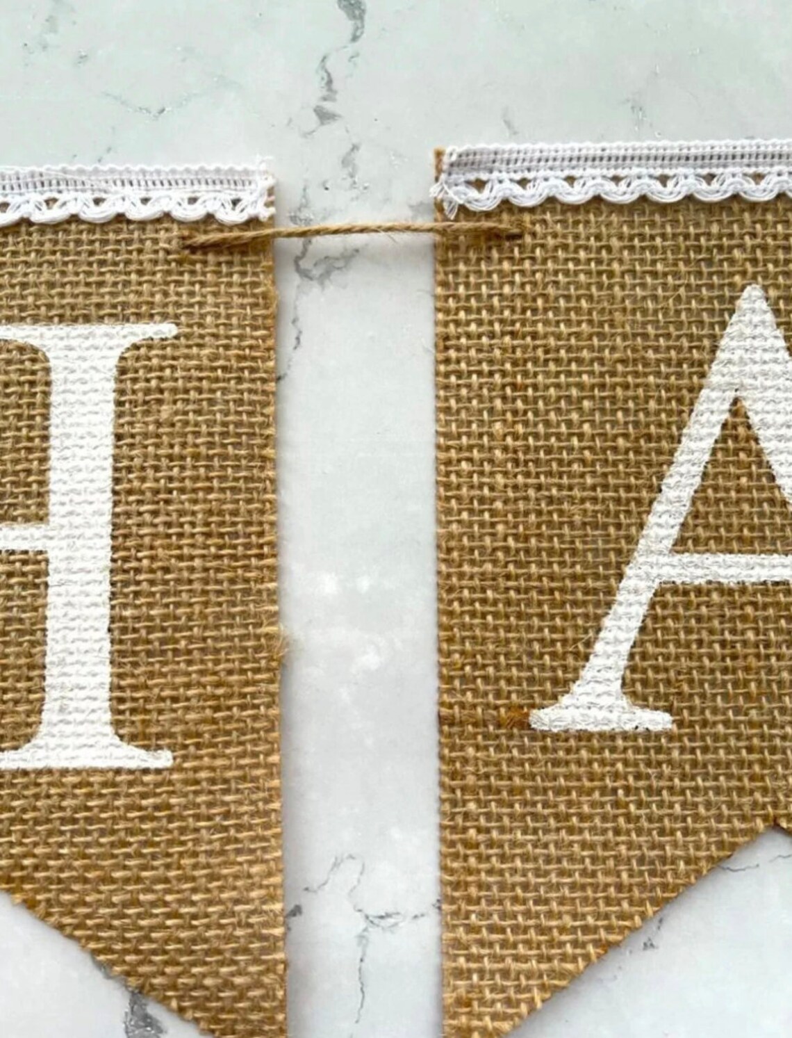 Happy Graduation Bunting Banner, Customized Burlap Pennants, Celebrate ...