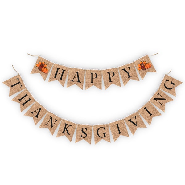Thanksgiving Banner - Etsy