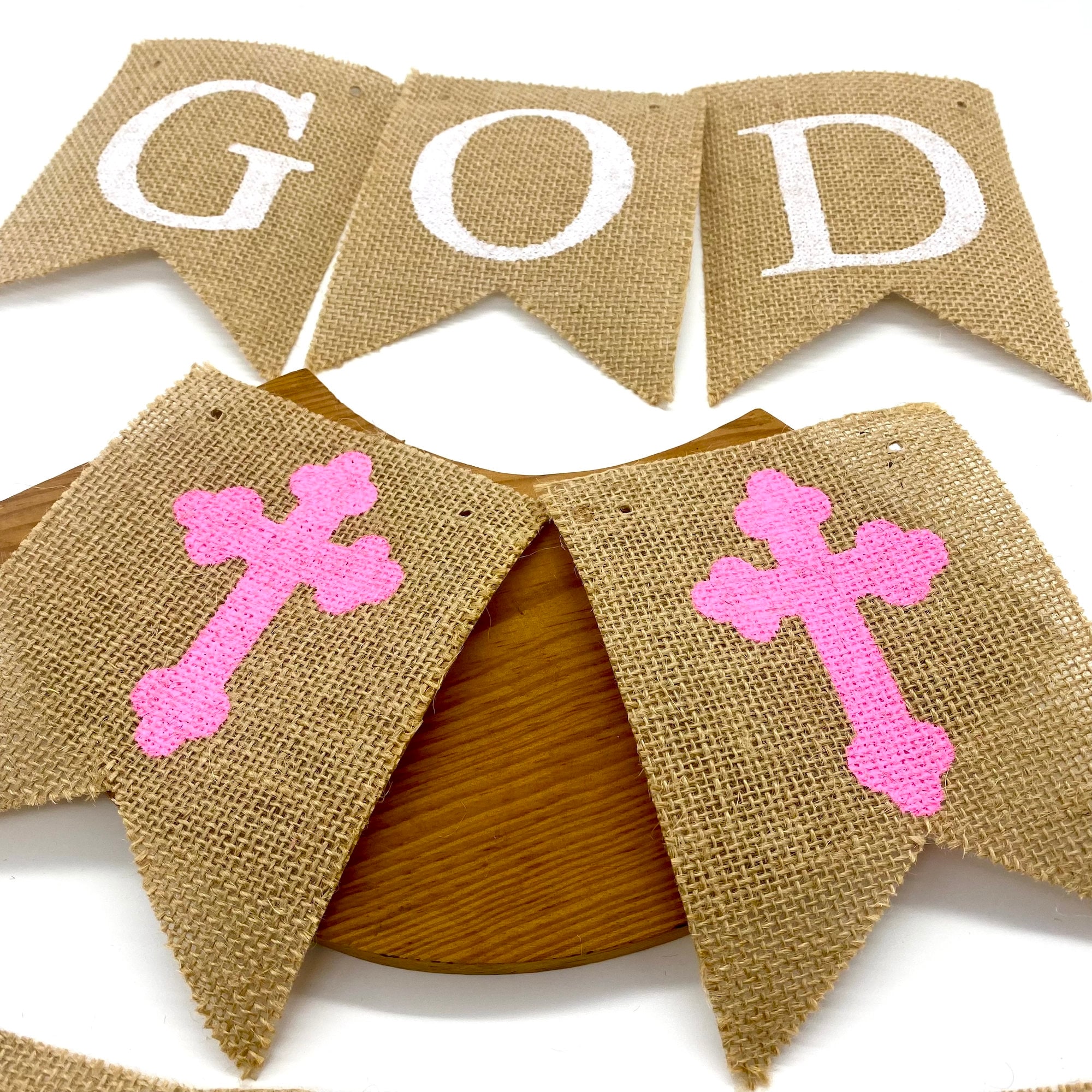BAPTISM BANNER GIRL Baptism Banner Personalized God Bless - Etsy