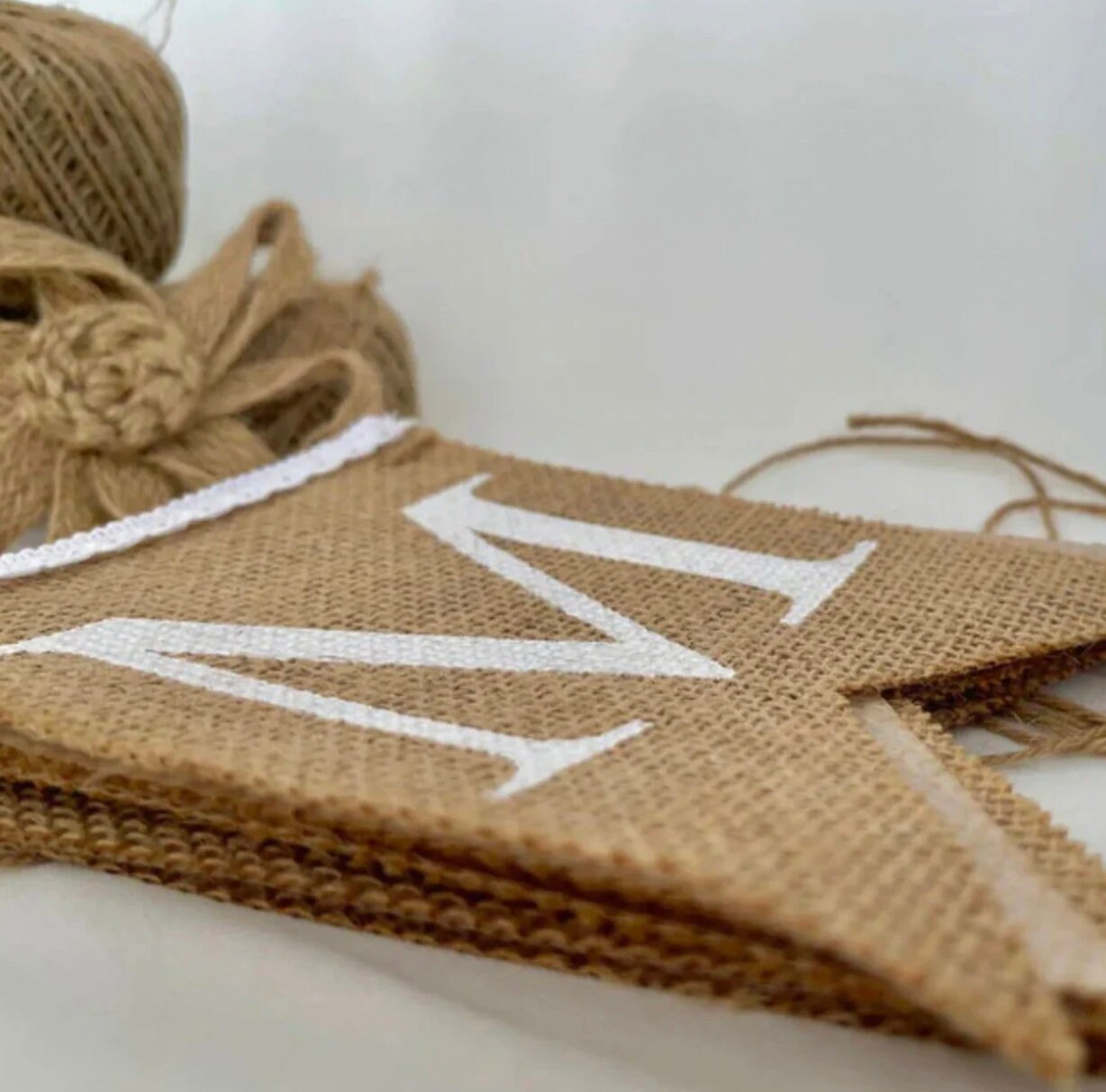 Happy Graduation Bunting Banner, Customized Burlap Pennants, Celebrate ...