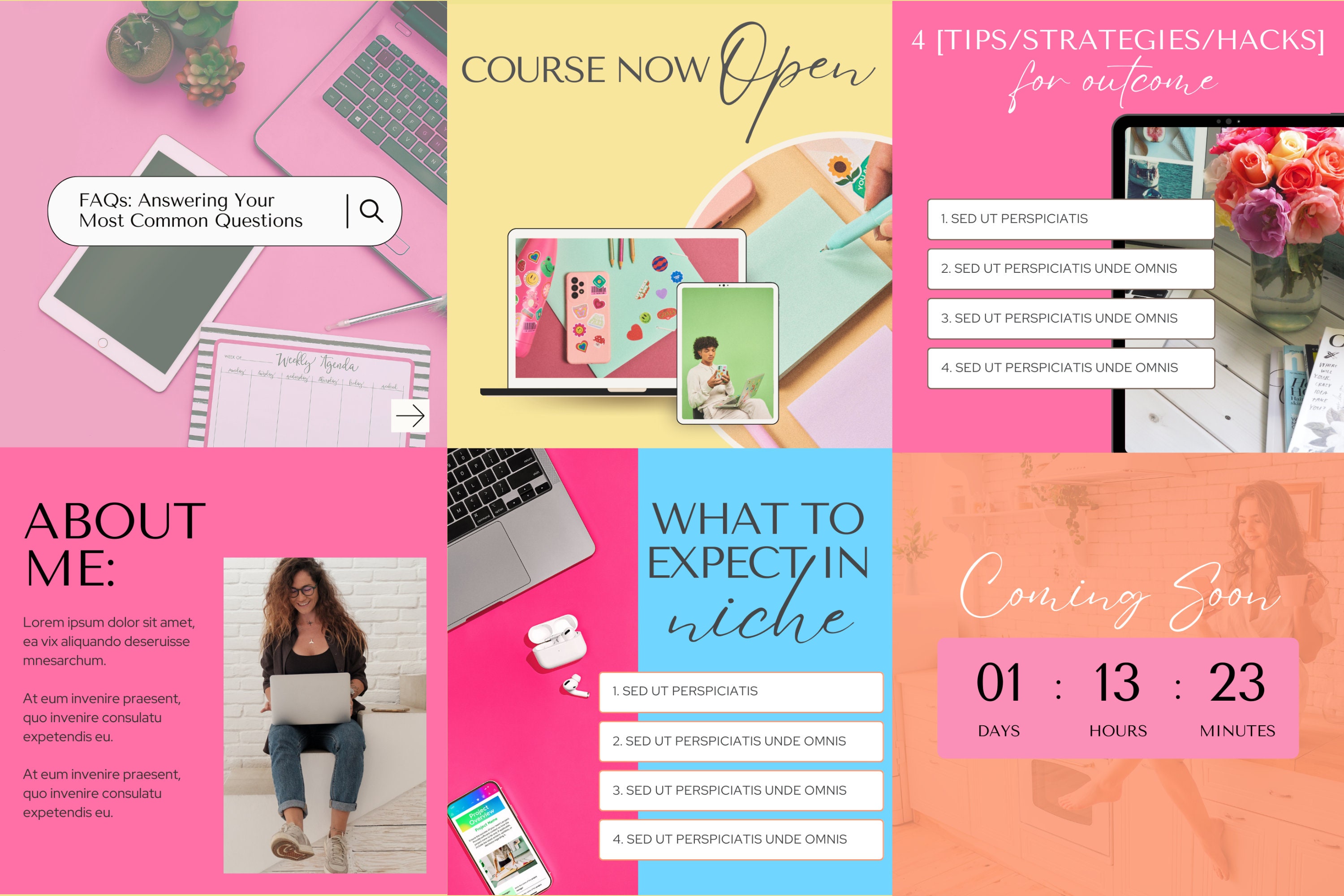 Social Media Content Calendar Google Sheets Planner Template Digital ...