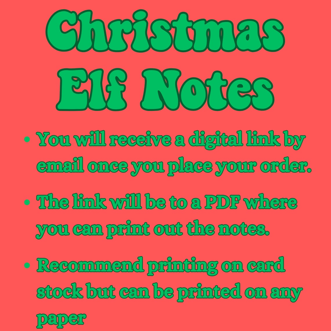 Elf Notes Printable Elf Note Card Note From Elf Arrival Letter Elf Card ...